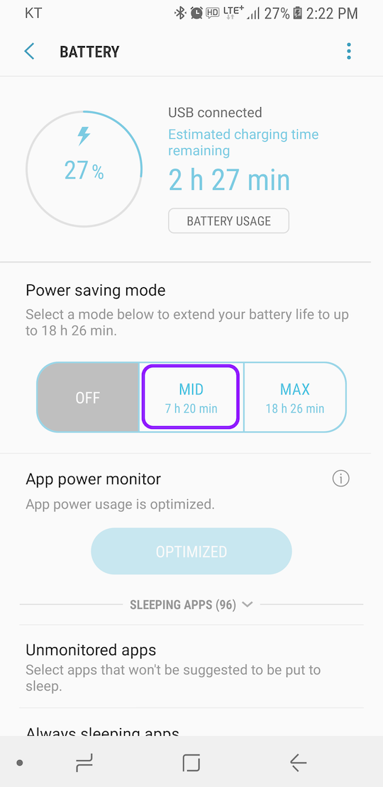 How to turn on background network usage on the Galaxy devices | Android ...