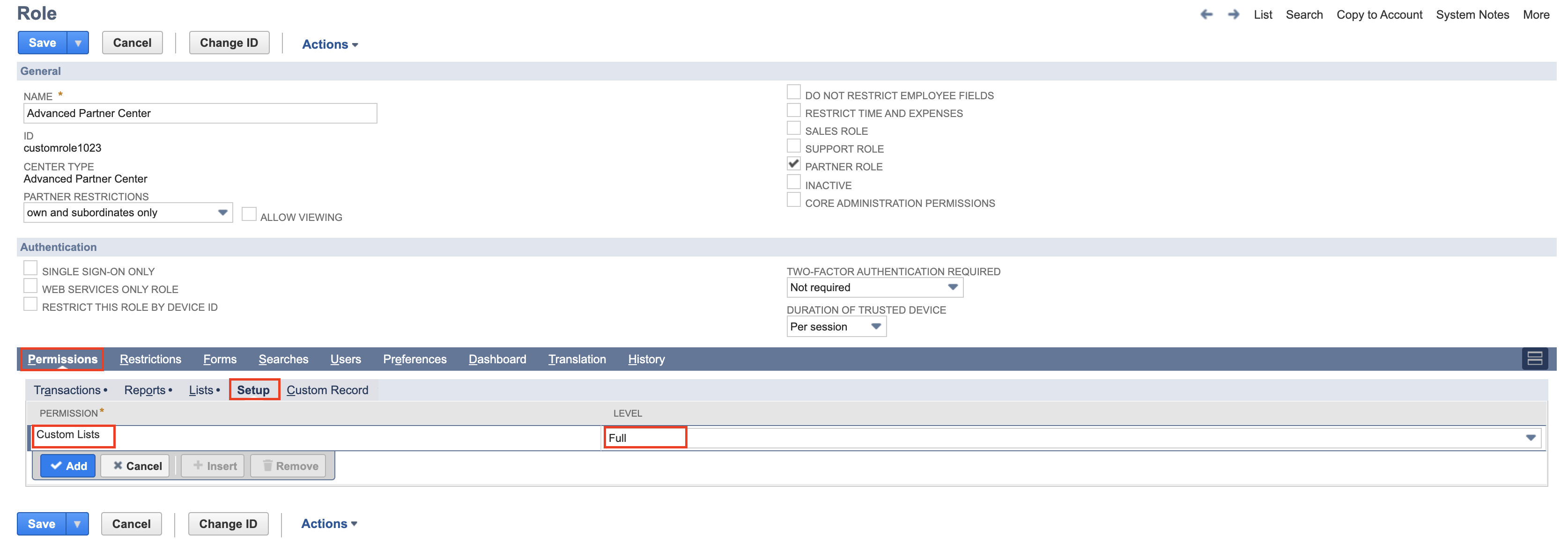 NetSuite | Setup | Step 7: NetSuite Permissions – Sinch Engage