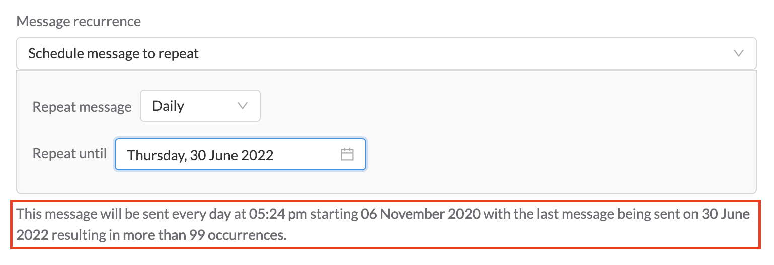 Scheduling Messages – MessageMedia
