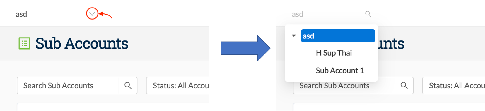 Creating sub-accounts | Notify Now