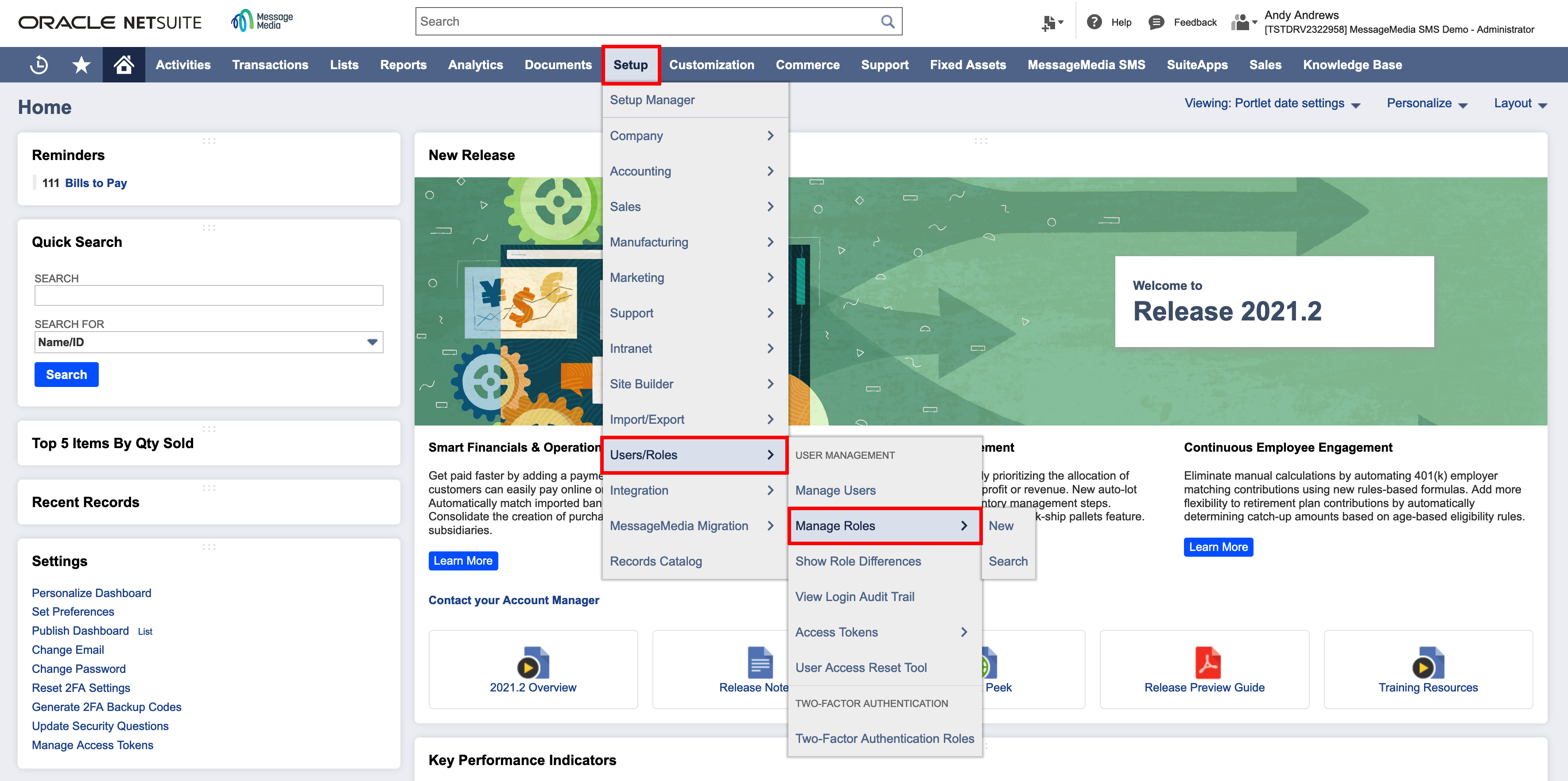NetSuite | Setup | Step 7: NetSuite Permissions – Sinch Engage