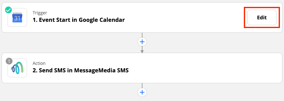 Using Zapier templates for Calendar Automation – Sinch MessageMedia