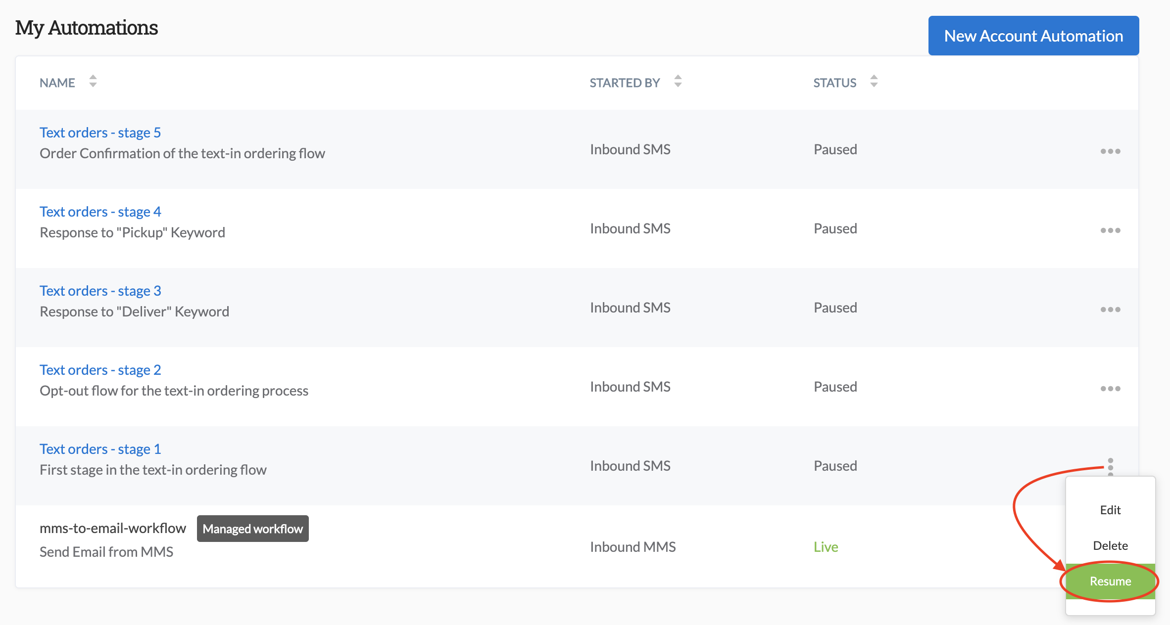 How to create a multi-part automated conversation in the Messaging Hub – TPG Telecom Messaging Hub