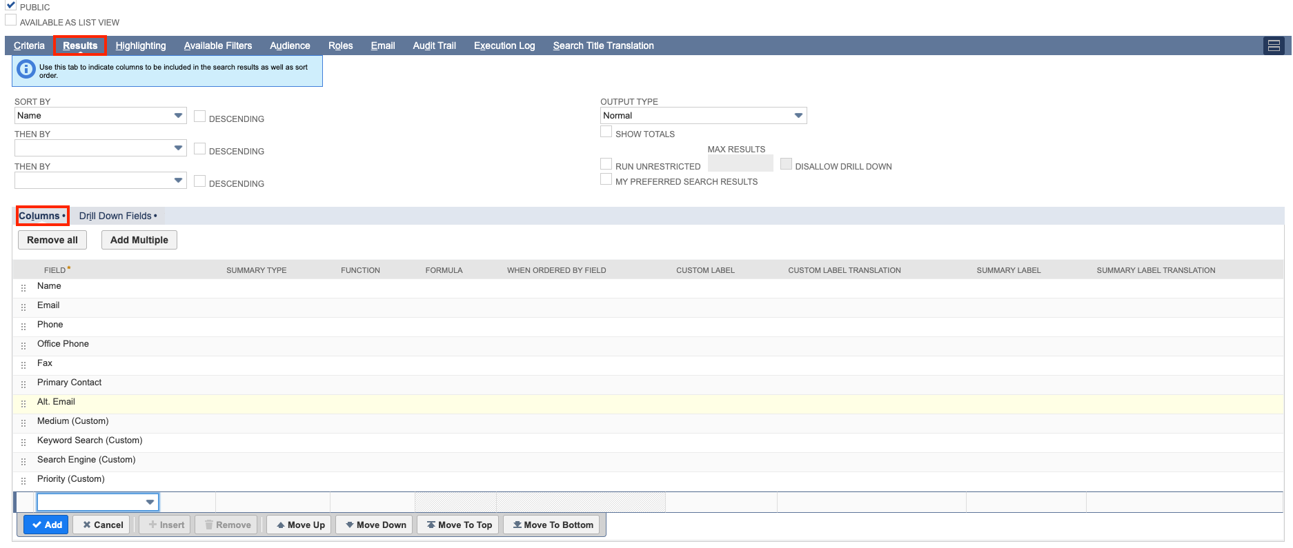 NetSuite | Creating a Saved Search – Sinch MessageMedia