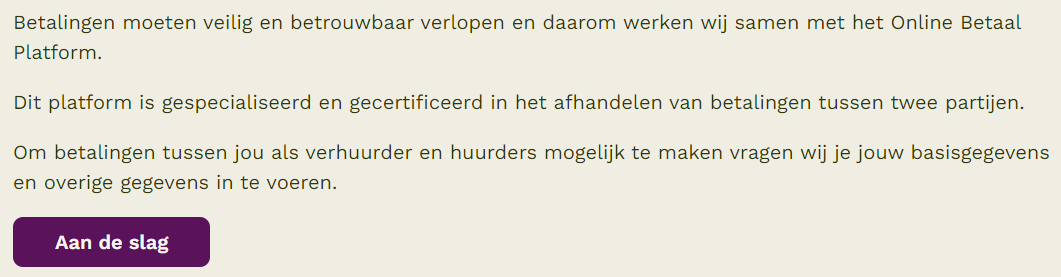Hoe moet ik mijn rekeningnummer verifiëren? | Verhuurders FAQ
