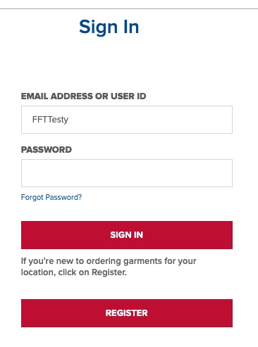 Cintas Ordering Guide – FirstFleet Support