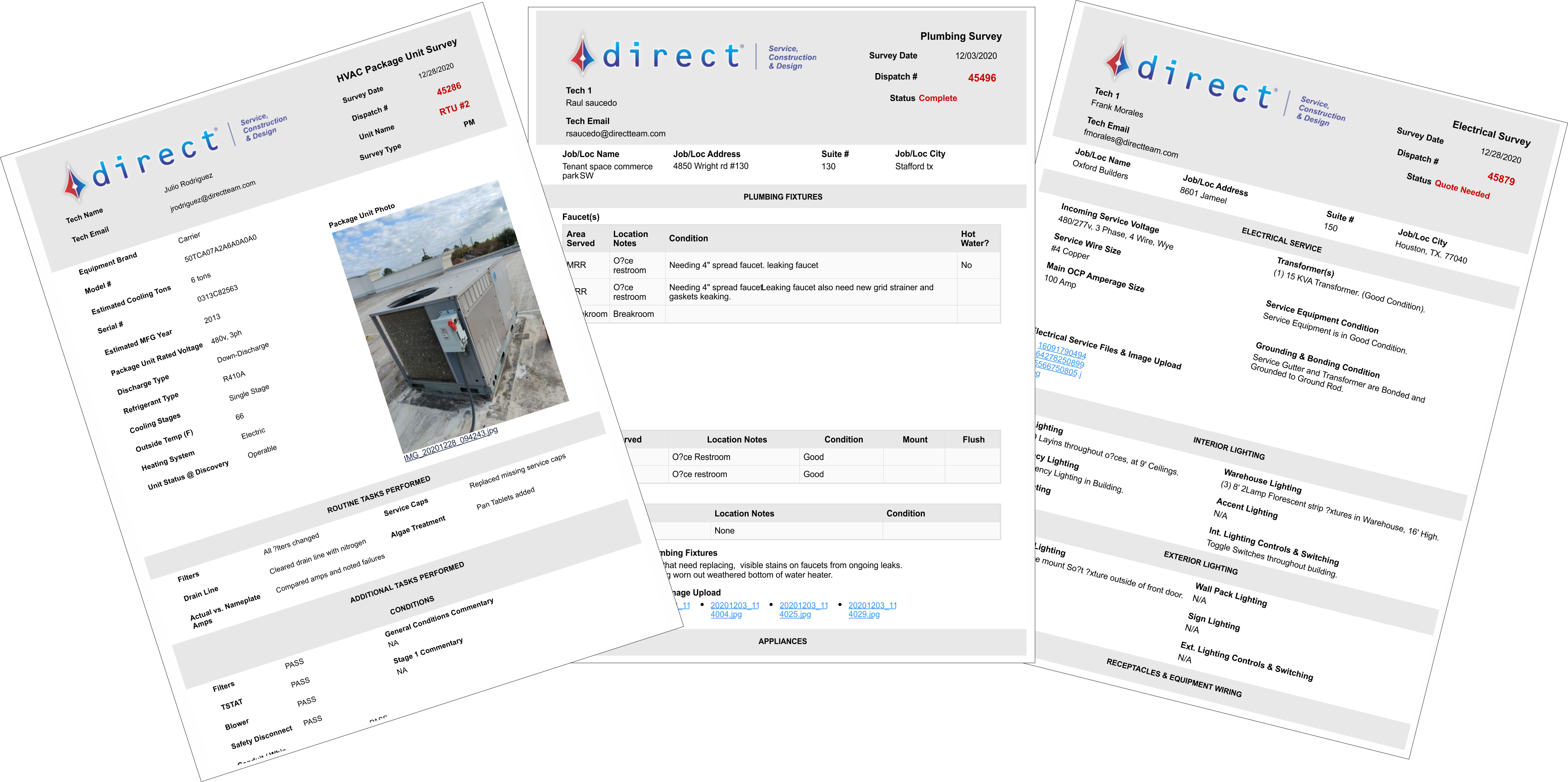 MEP Due Diligence Inspections | Customer Knowledge Base | Direct ...