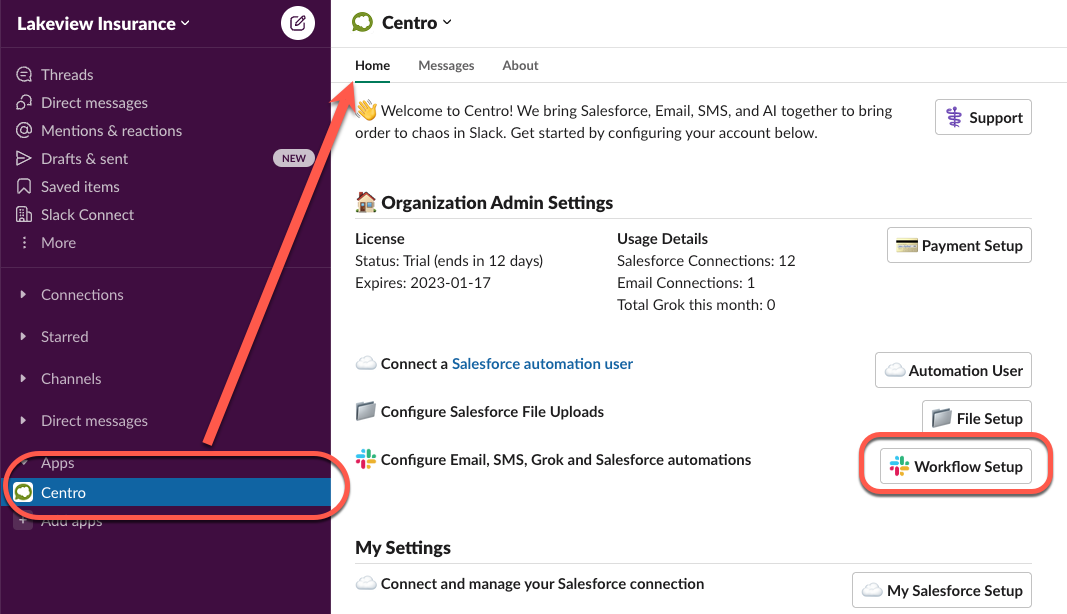 Quick Start: Create a Salesforce Case from any Slack Channel - Emoji Reaction on any Message ...