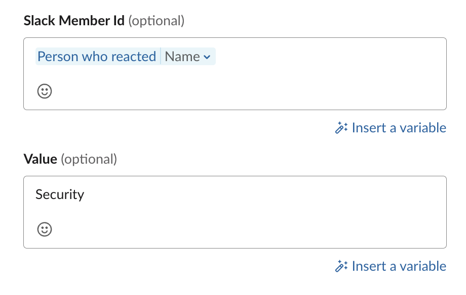 How to have Emoji's in Slack update fields in Salesforce? | Centro