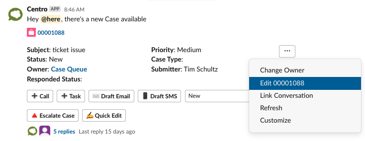 Edit Salesforce Data in Slack | Centro