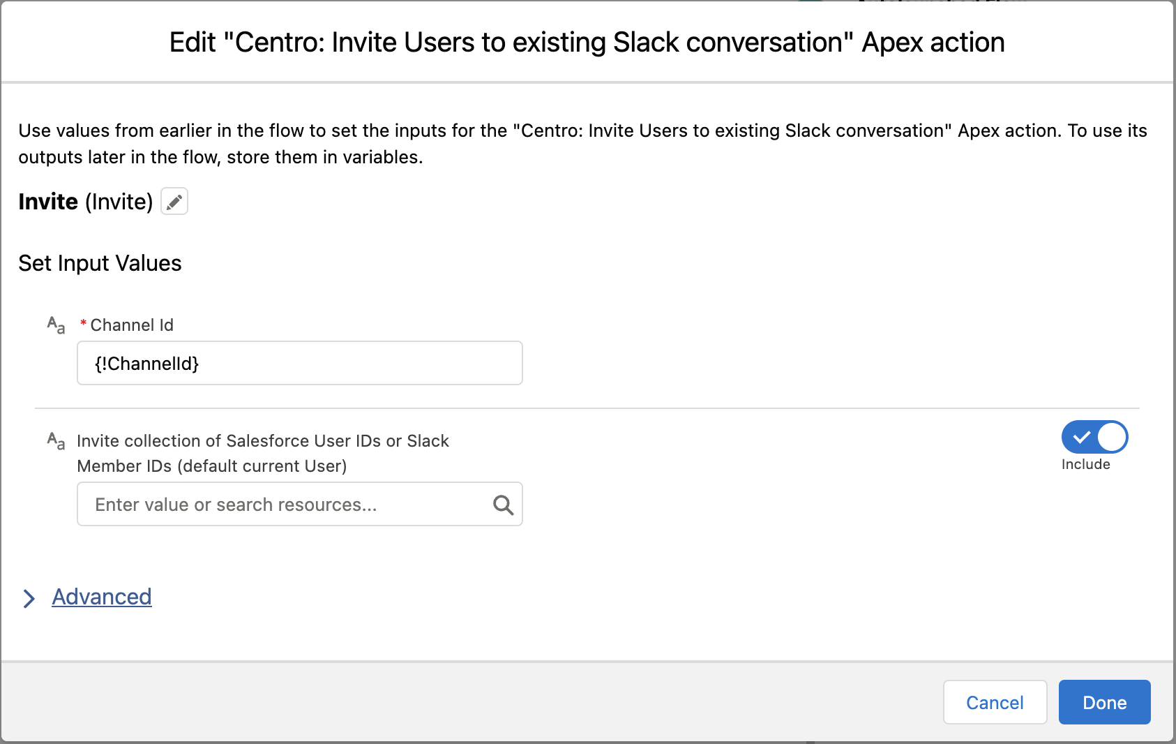 Create a Conversation or Invite Users | Centro
