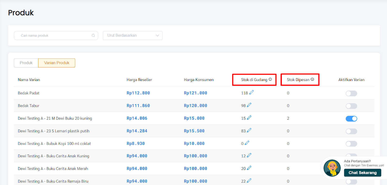 Mengatur Stok Pada Stockist Dashboard dan Partner App | Pusat Edukasi ...