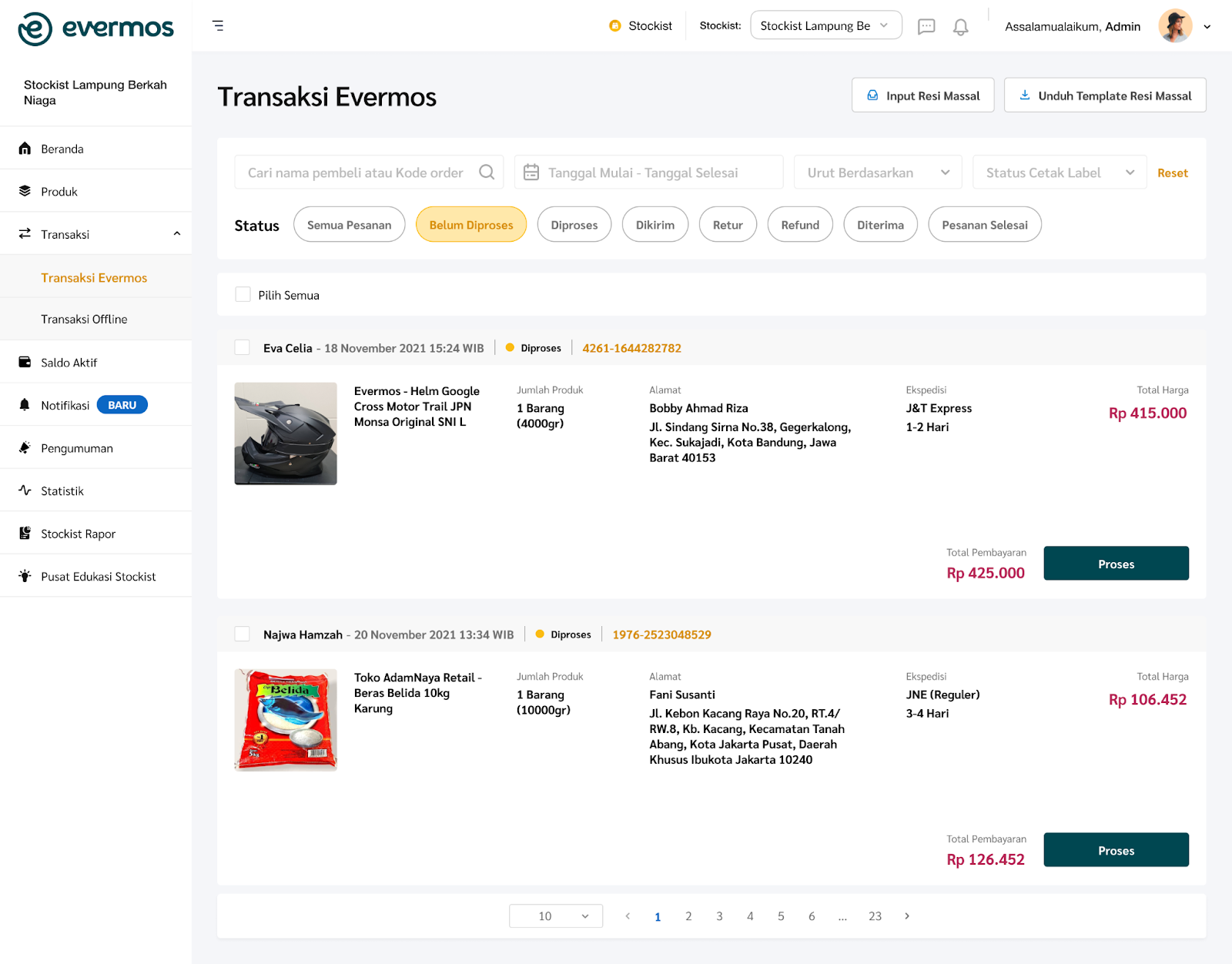 Update Oktober 2022: Pencatatan Transaksi Offline di Stockist Dashboard ...