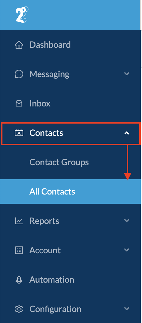 How to create contacts | 2degrees