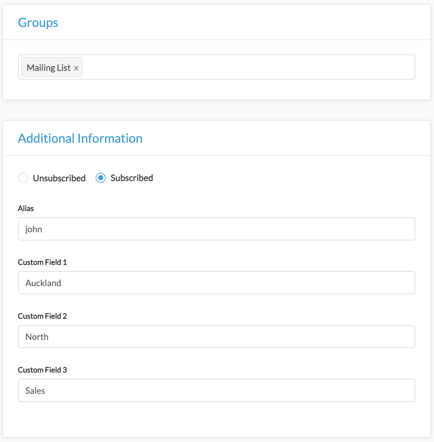 How to create contacts | 2degrees