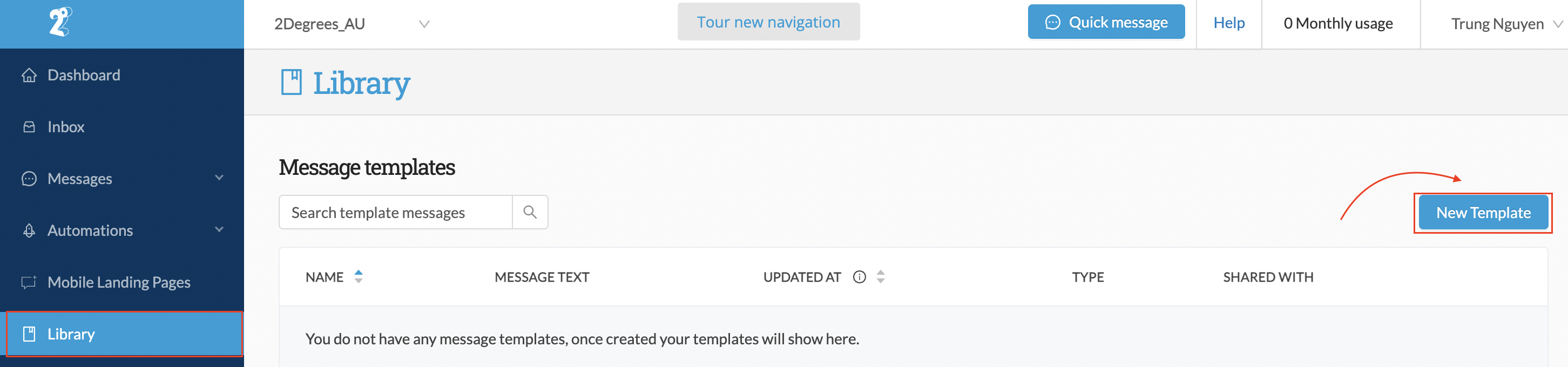 Creating Templates | 2degrees