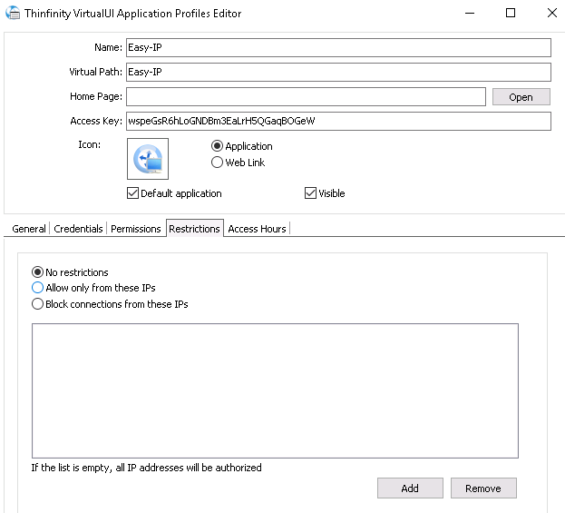 How to Configure Thinfinity VirtualUI v3.x | Easy-IP