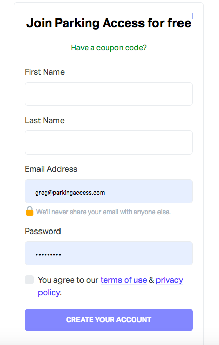 Customer Service Portal offering multiple ways to manage your parking ...
