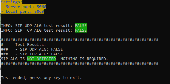SIP ALG Test | LineOne™