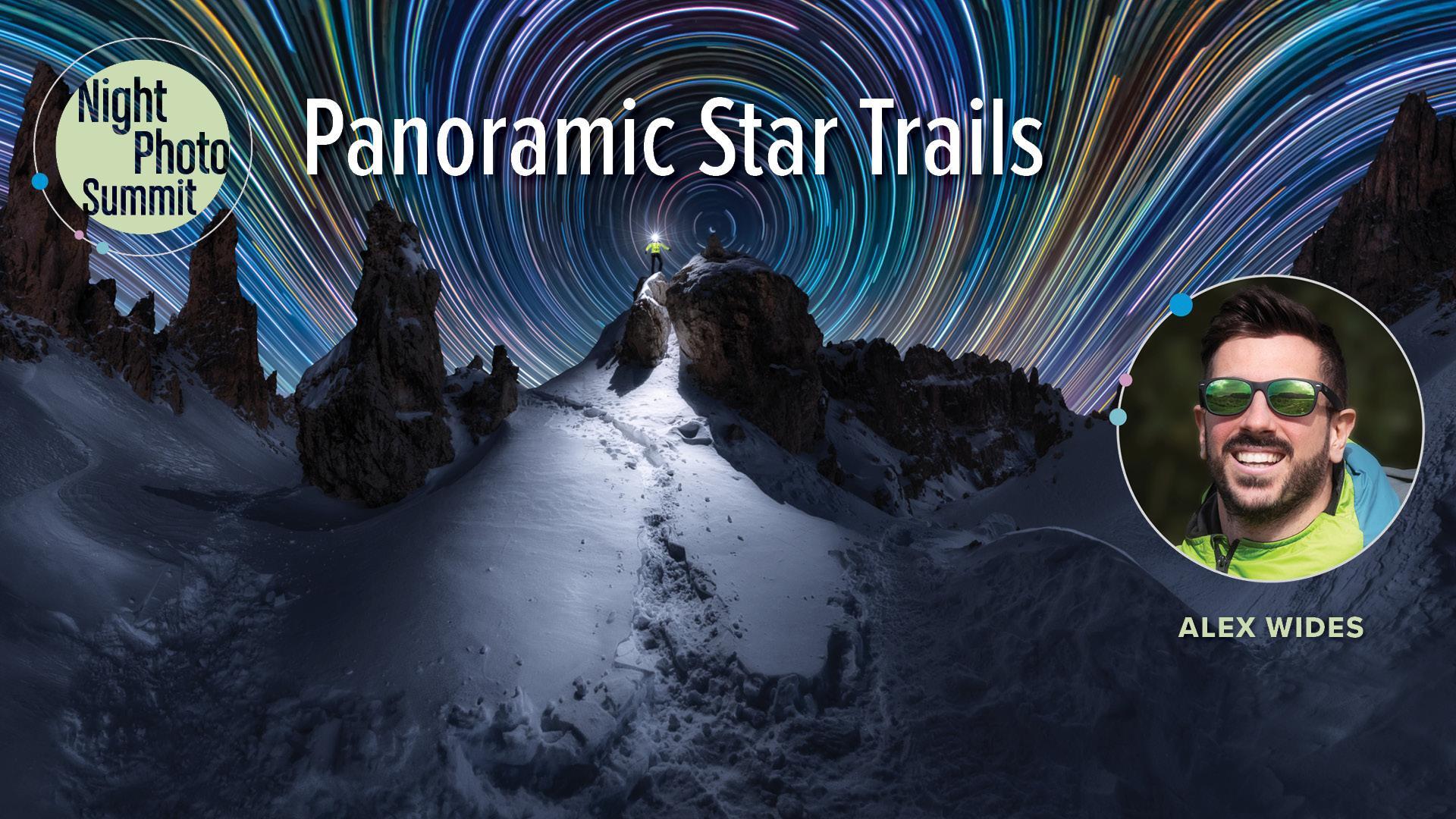 Panoramic Star Trails