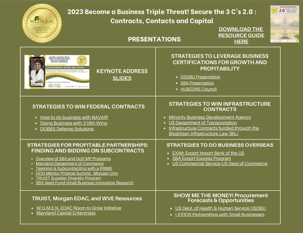 STRATEGIES TO WIN FEDERAL CONTRACTS