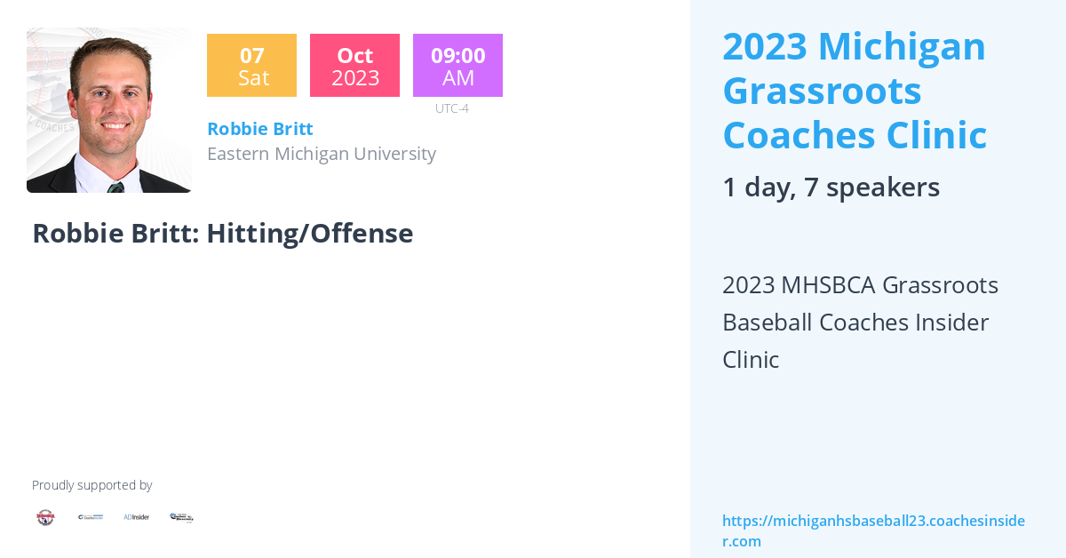 Robbie Britt: Hitting/Offense