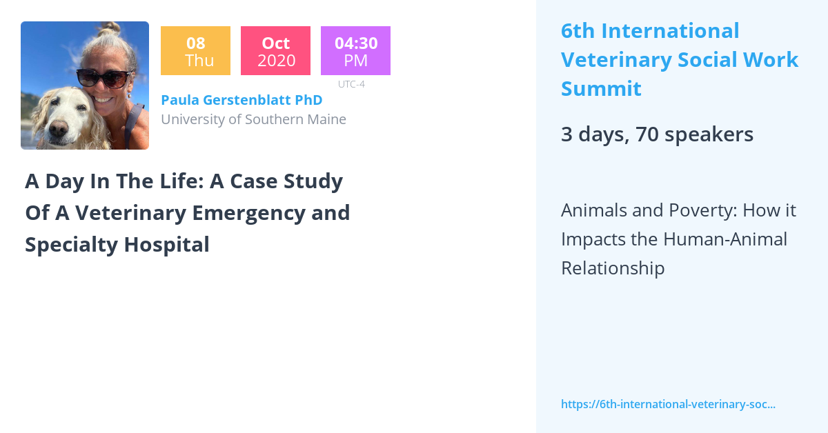 A Day In The Life: A Case Study Of A Veterinary Emergency and Specialty ...