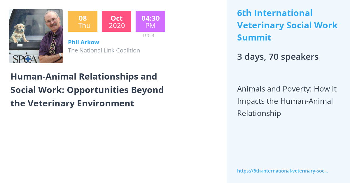 Human-Animal Relationships and Social Work: Opportunities Beyond the ...