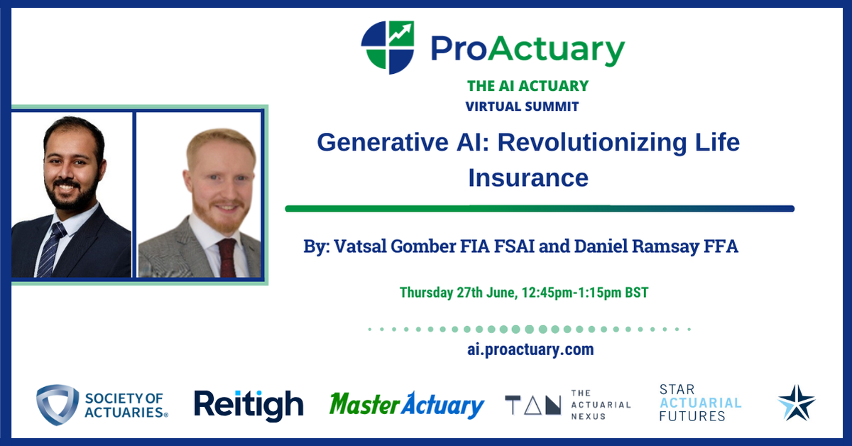 Daniel Ramsay FFA - The AI Actuary Virtual Summit