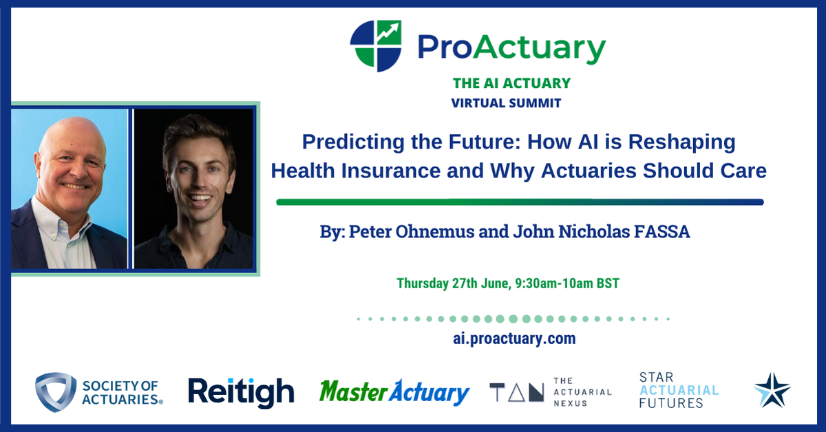 John Nicholas FASSA - The AI Actuary Virtual Summit