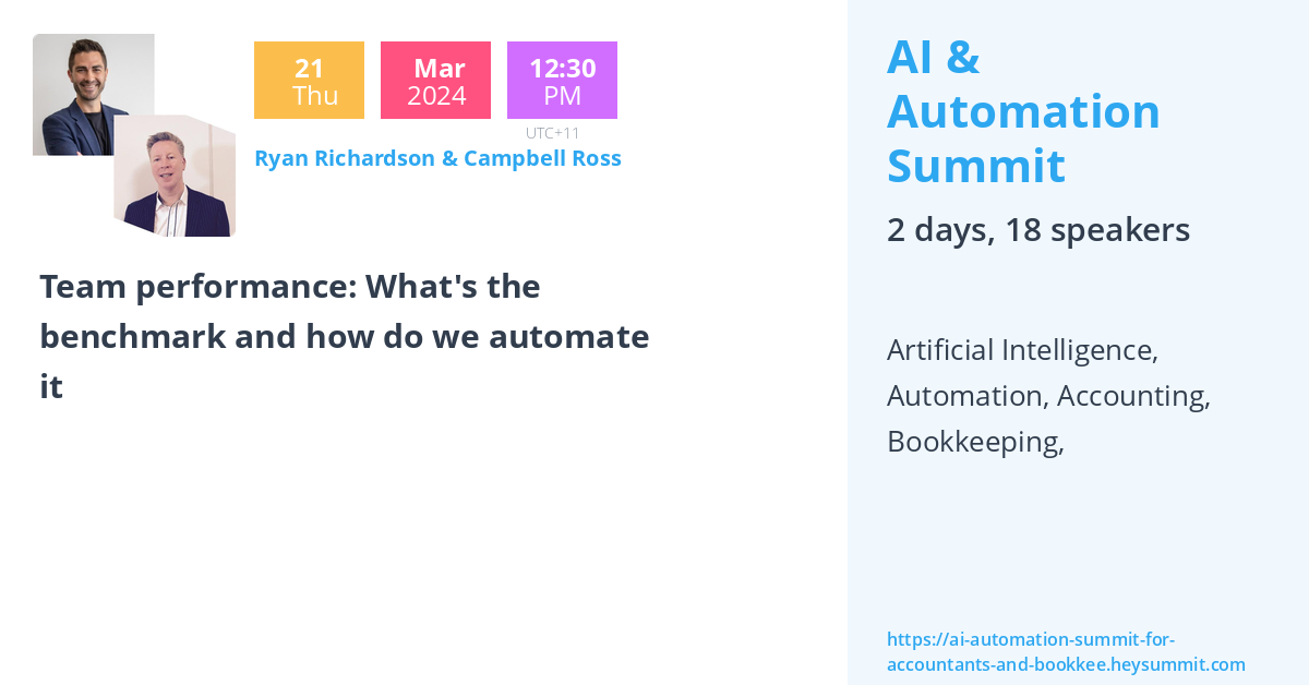 Team performance: What's the benchmark and how do we automate it
