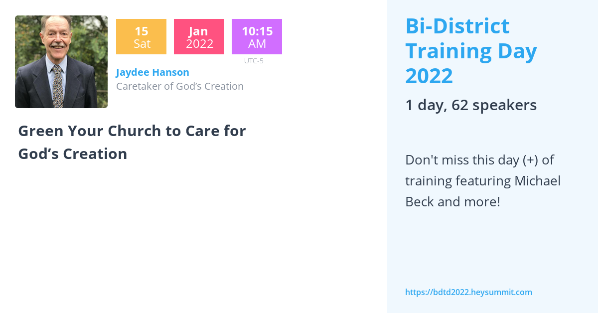 Green Your Church to Care for God’s Creation