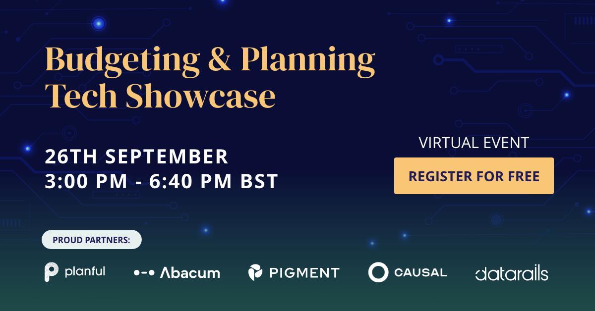 Budgeting & Planning Tech Showcase