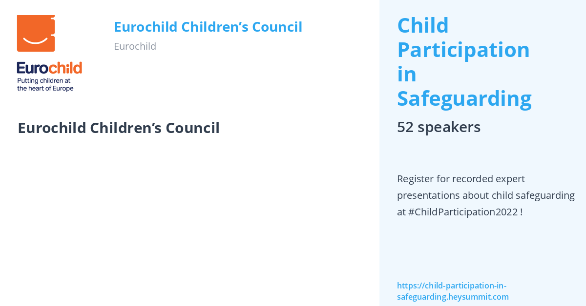 Eurochild Children’s Council - Child Participation in Safeguarding by ...