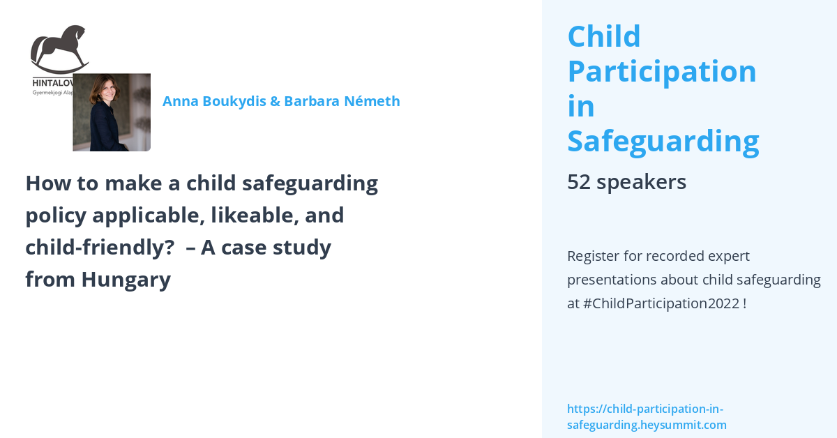 How to make a child safeguarding policy applicable, likeable, and child ...