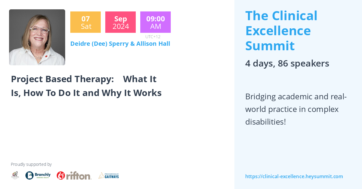 Project Based Therapy: What It Is, How To Do It and Why It Works