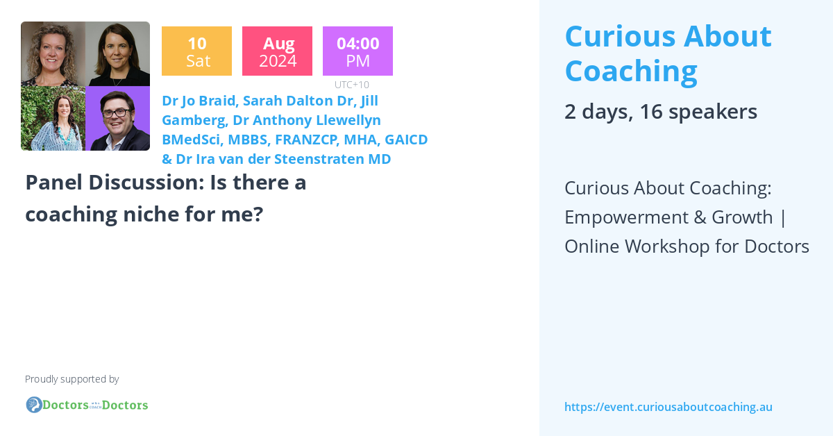 Dr Ira van der Steenstraten MD - Curious About Coaching