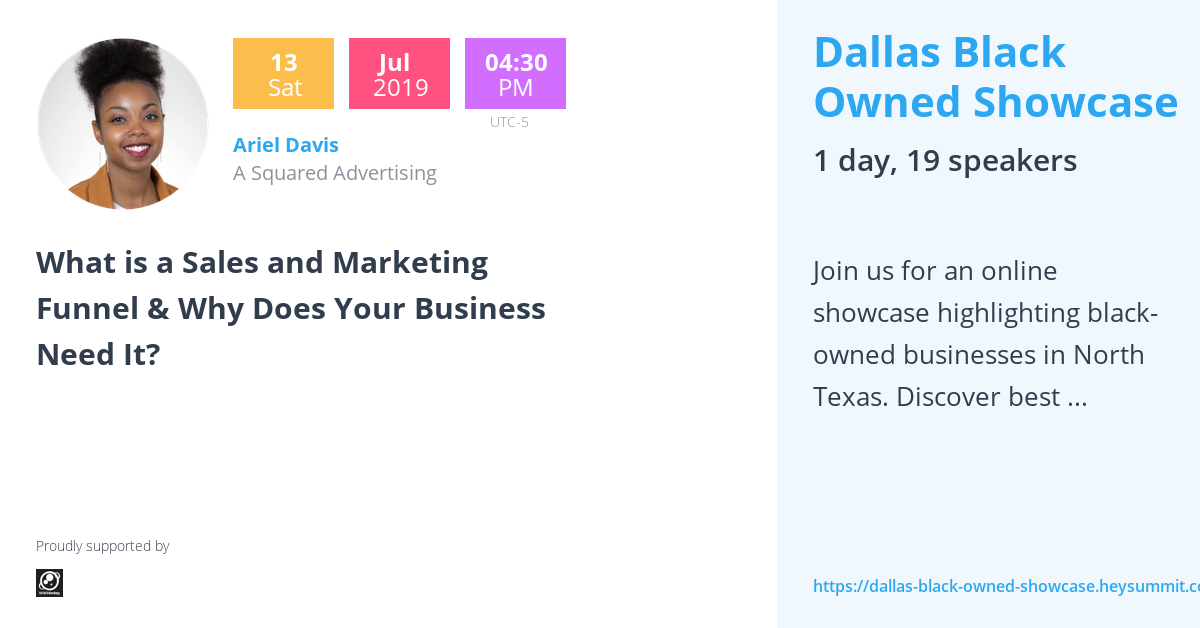 Ariel Davis - Dallas Black Owned Showcase