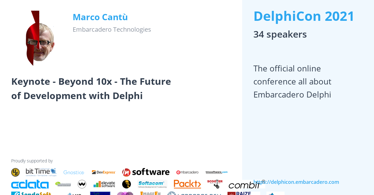 Marco Cantù - DelphiCon 2021