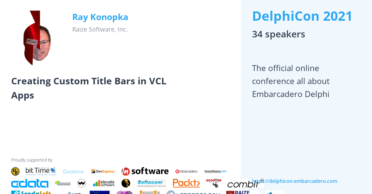Creating Custom Title Bars in VCL Apps
