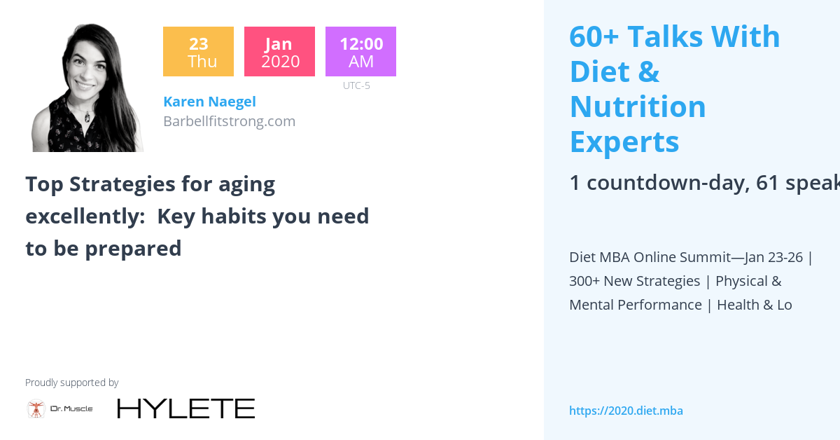 Karen Naegel - 60+ Talks With Diet & Nutrition Experts