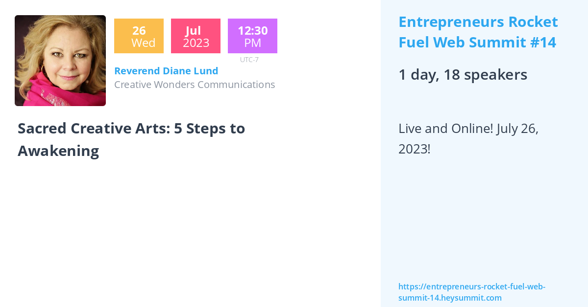 Sacred Creative Arts: 5 Steps to Awakening