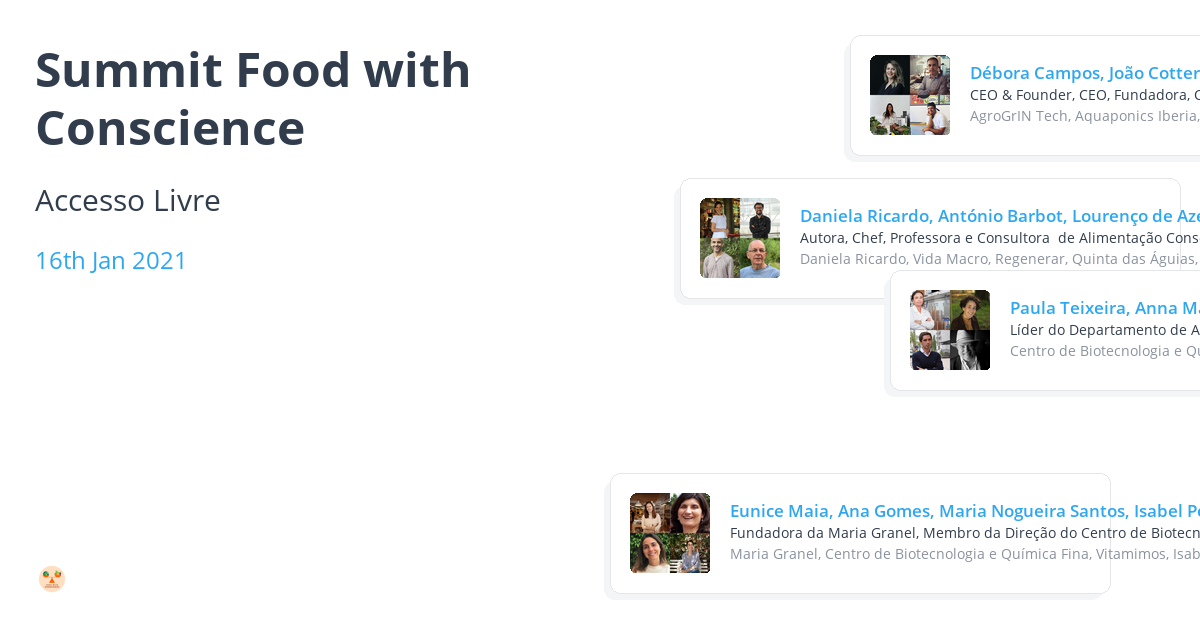 Ofertas - Summit Food with Conscience