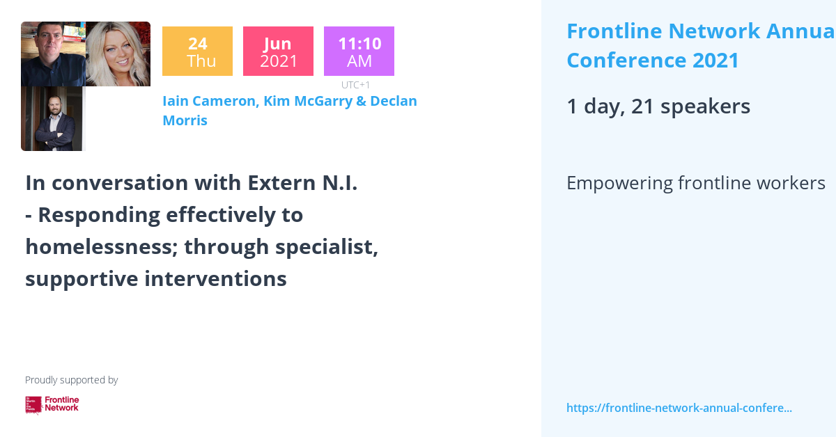 Declan Morris - Frontline Network Annual Conference 2021 by St Martin's ...