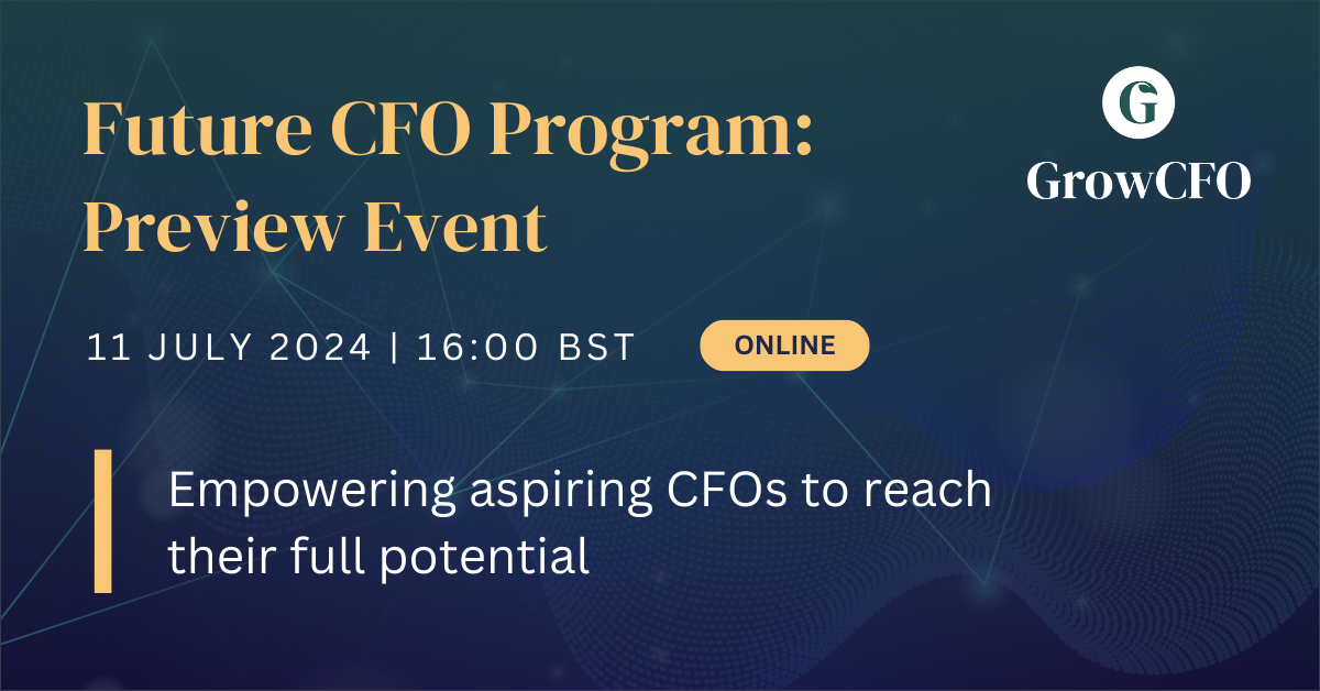 Future CFO Program: Preview Event 110724
