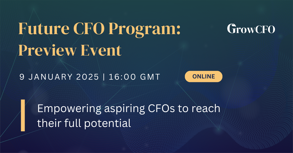 Future CFO Program: Preview Event 090125