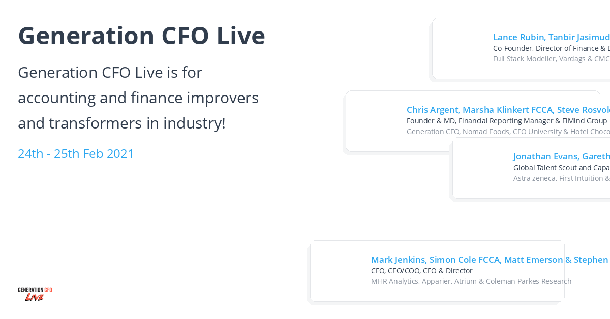 Generation CFO Live - Generation CFO Live by Generation CFO