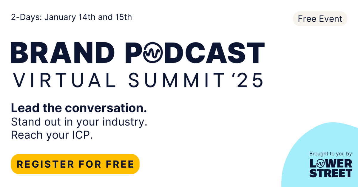 Speakers - Brand Podcast Summit 2025