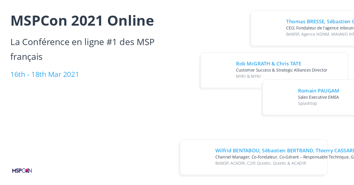 MSPCon 2021 Online