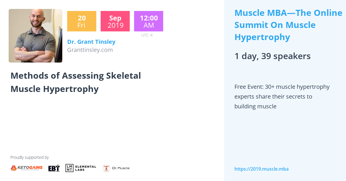 Methods of Assessing Skeletal Muscle Hypertrophy